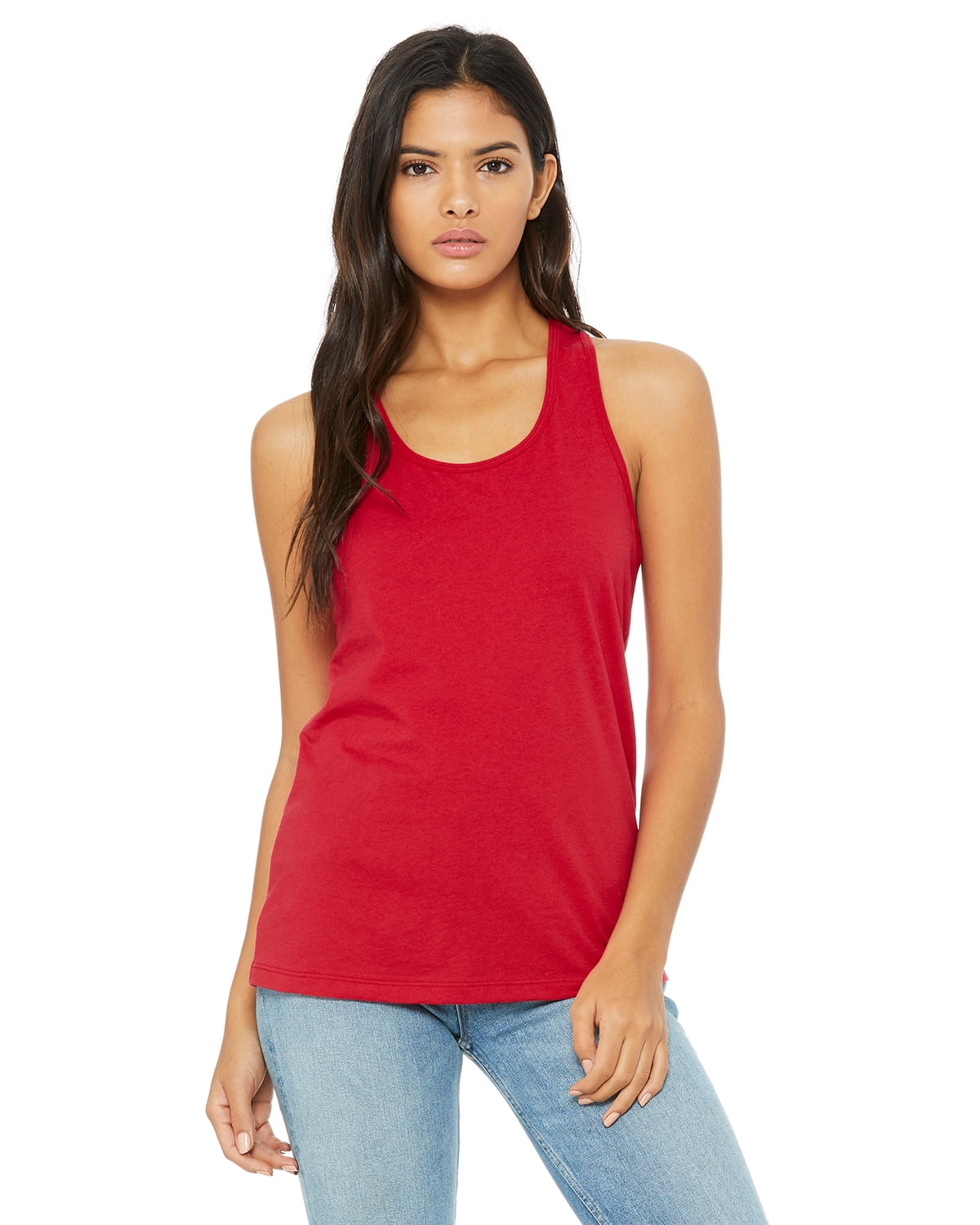 Bella + Canvas Women's Jersey Racerback Tank - B6008 - Walmart.com