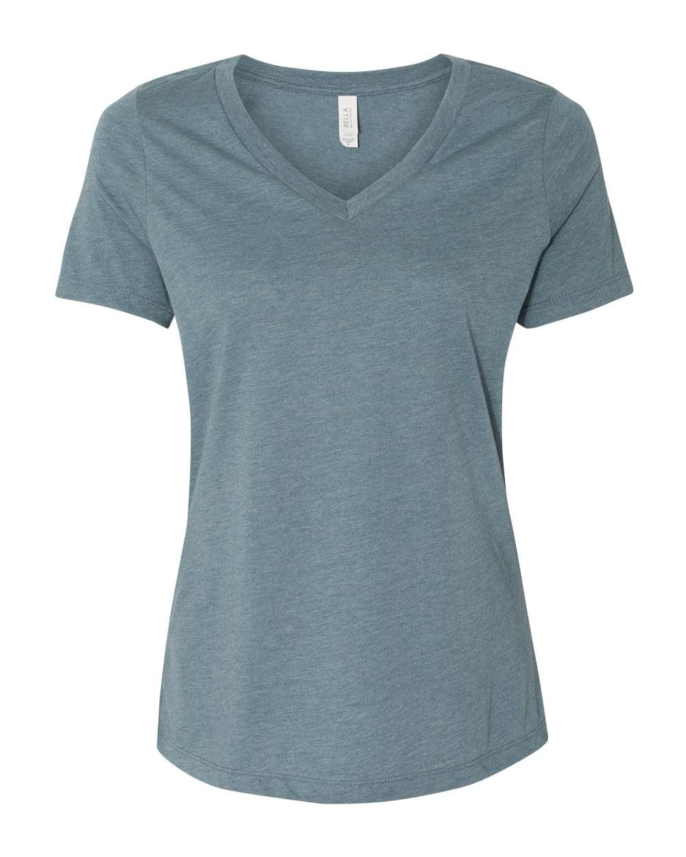 Bella Canvas Women's Relaxed Jersey Short Sleeve V-Neck Tee B6405 ...