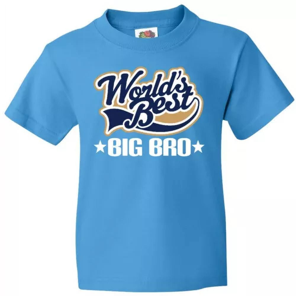 Bella Canvas Worlds Best Big Bro Brother Gift Appreciation Clothing ...