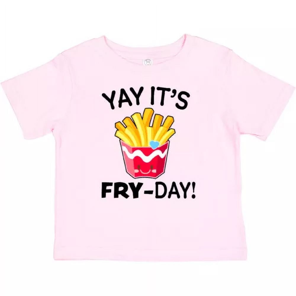 Bella Canvas Yay Its Fry Day With Cute French Fries Baby Toddler Shirt ...