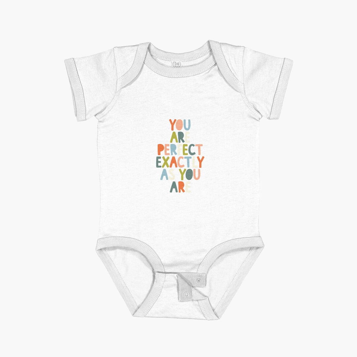 Bella Canvas You Are Perfect Exactly As You Are In Blue Yellow And ...