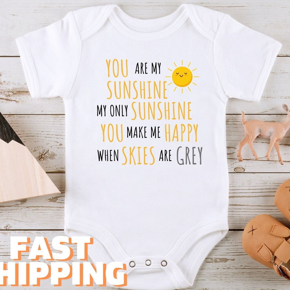 Bella Canvas with You Are My Sunshine, Mom Baby Clothes, Cute Raglan ...