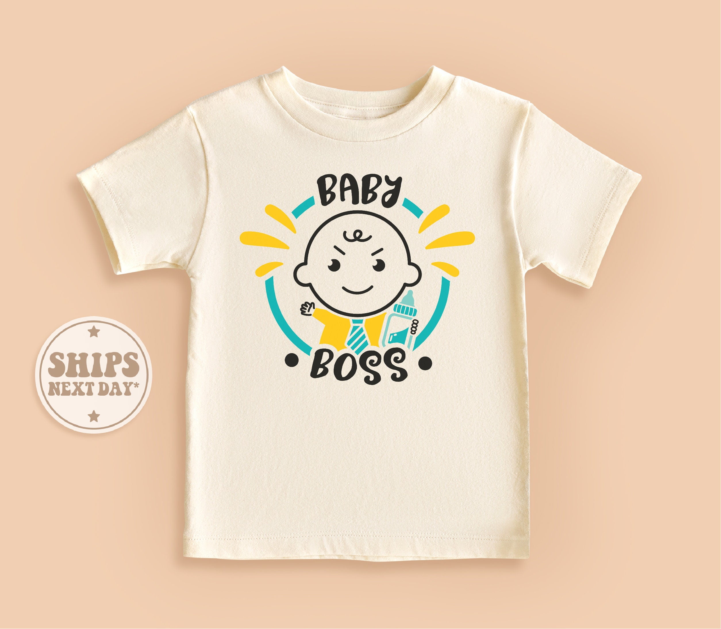 Bella Canvas with Baby Boss, Funny, Boss, Kid Gift Cute and Cool, Baby ...