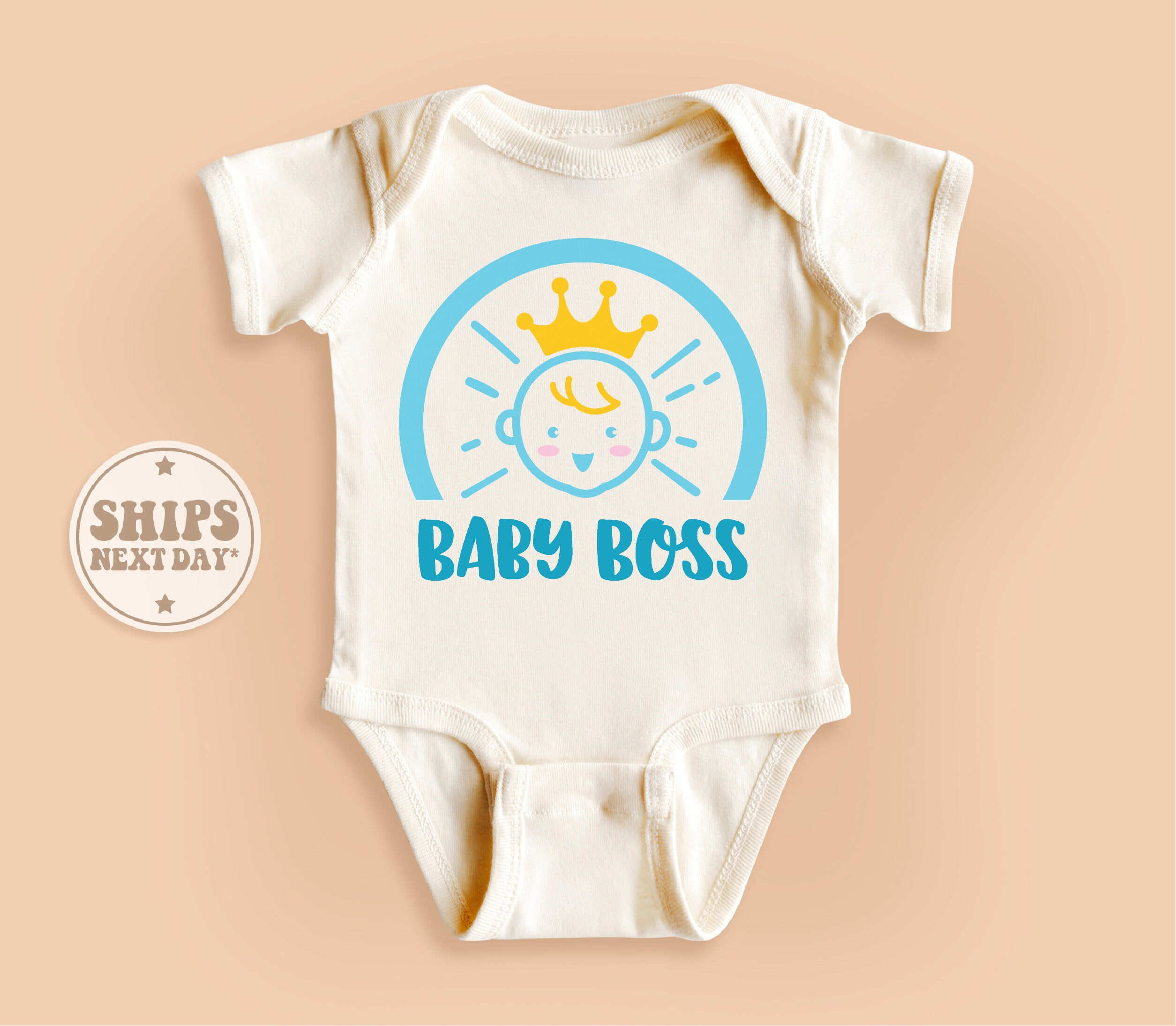 Bella Canvas with Baby Boss, Funny, Future Boss, Baby Gift Cute and ...
