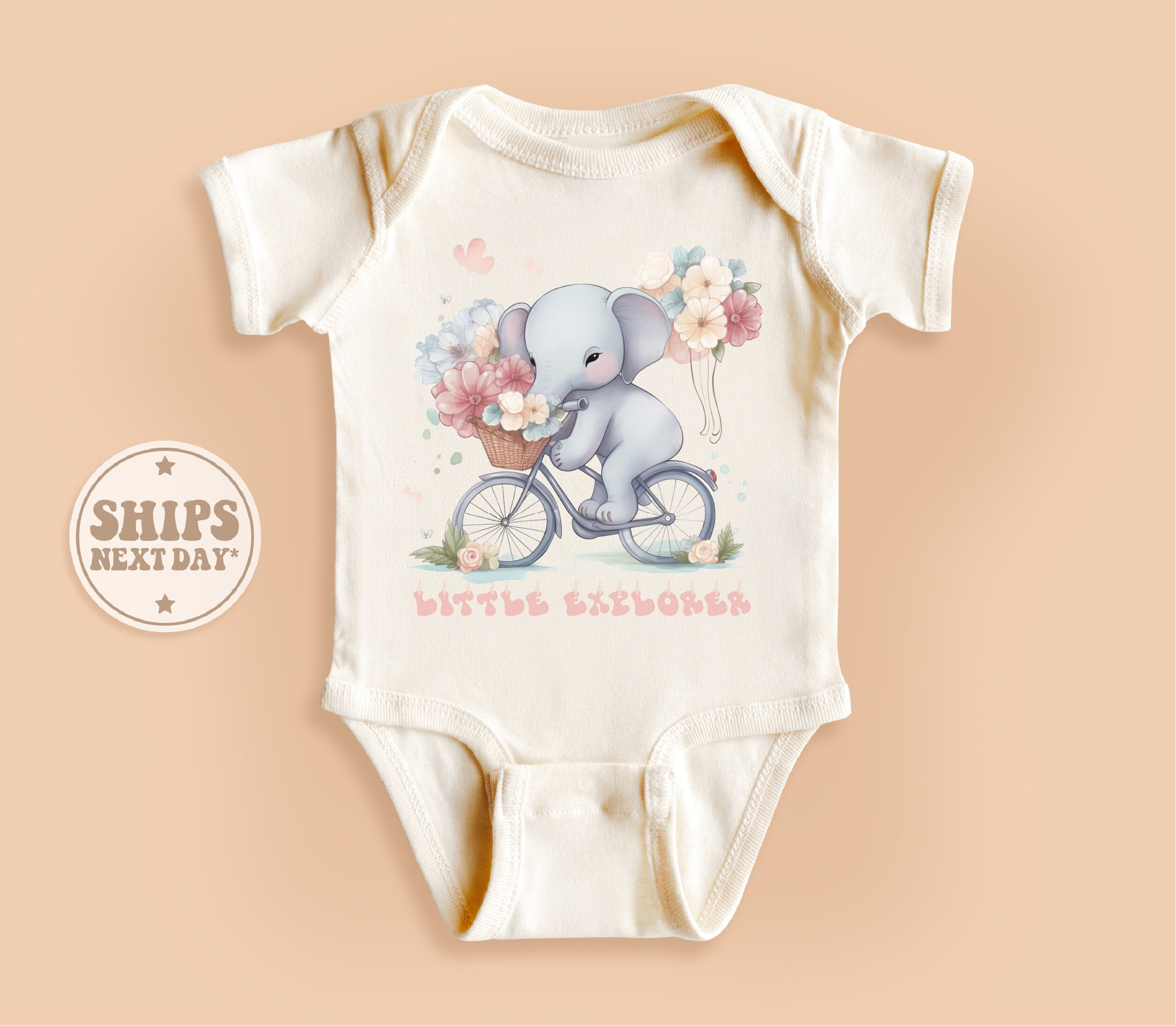 Bella Canvas with Baby Elephant, Little Explorer, Vintage Adventure ...