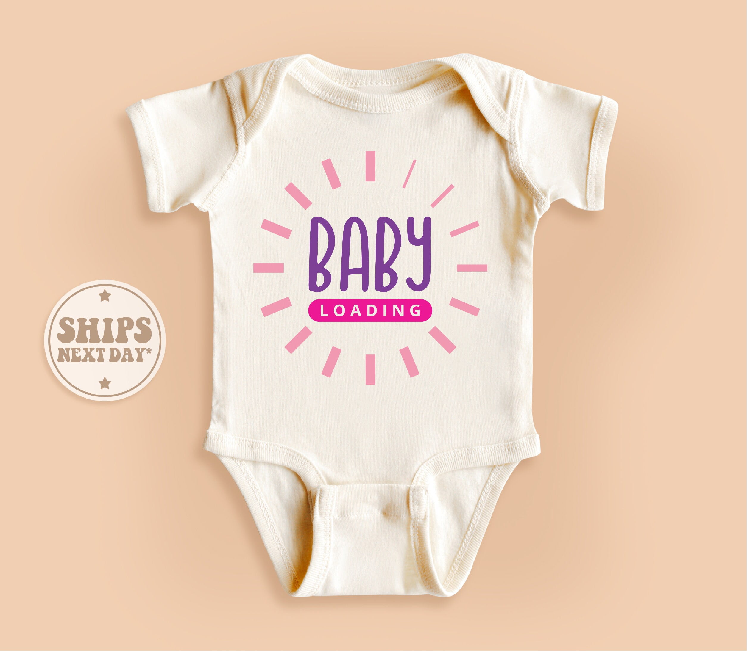 Bella Canvas with Baby Loading, Pregnancy Announcement, Pregnancy ...