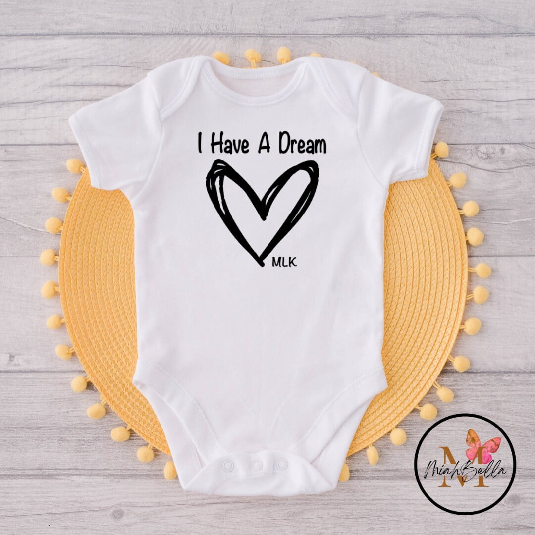 Bella Canvas with Baby Mlk Shirt I Have A Dream Mlk Cool Baby Clothing ...