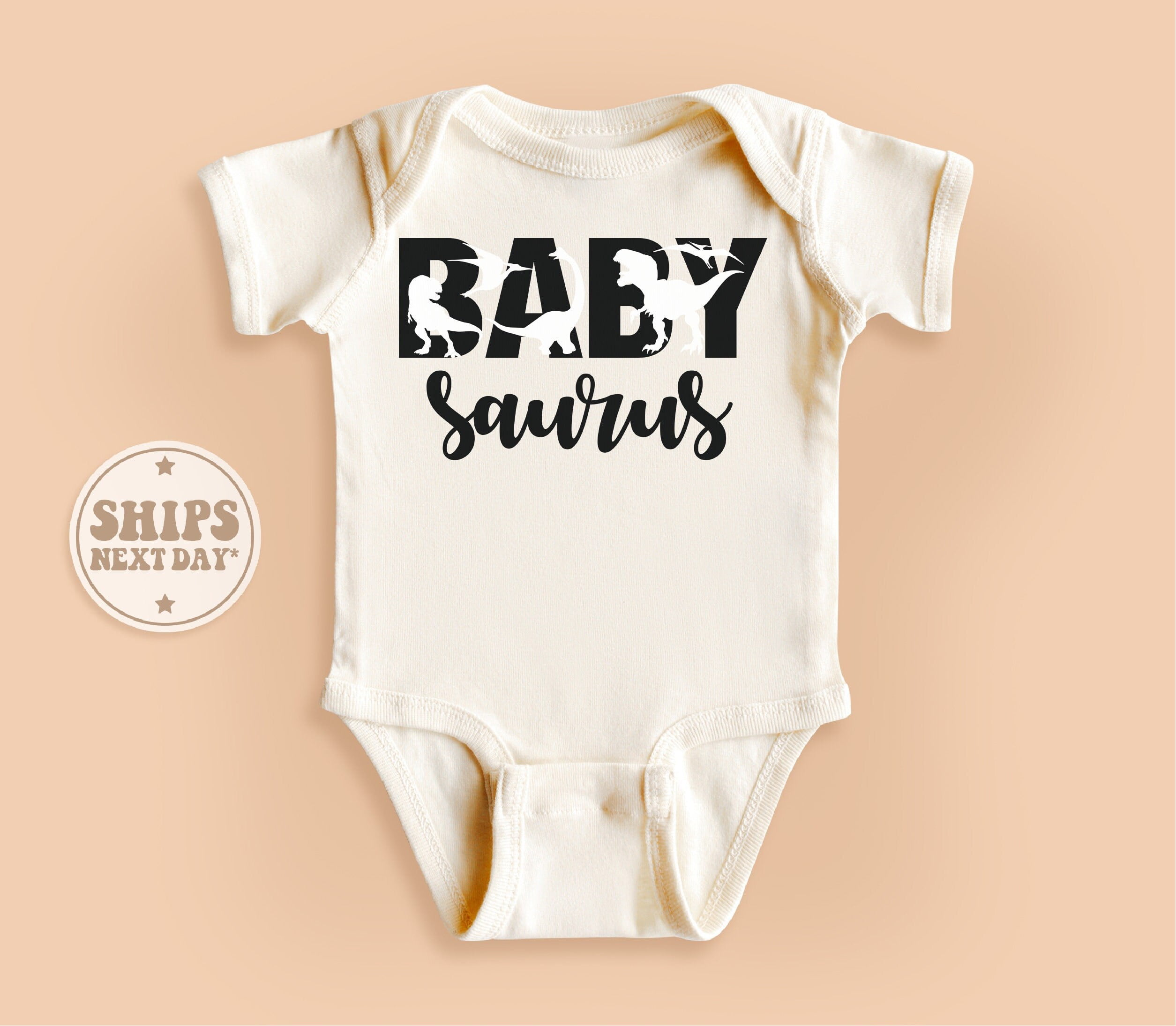 Bella Canvas with Baby Saurus, Dinosaur Outfits For Babies, Animal ...