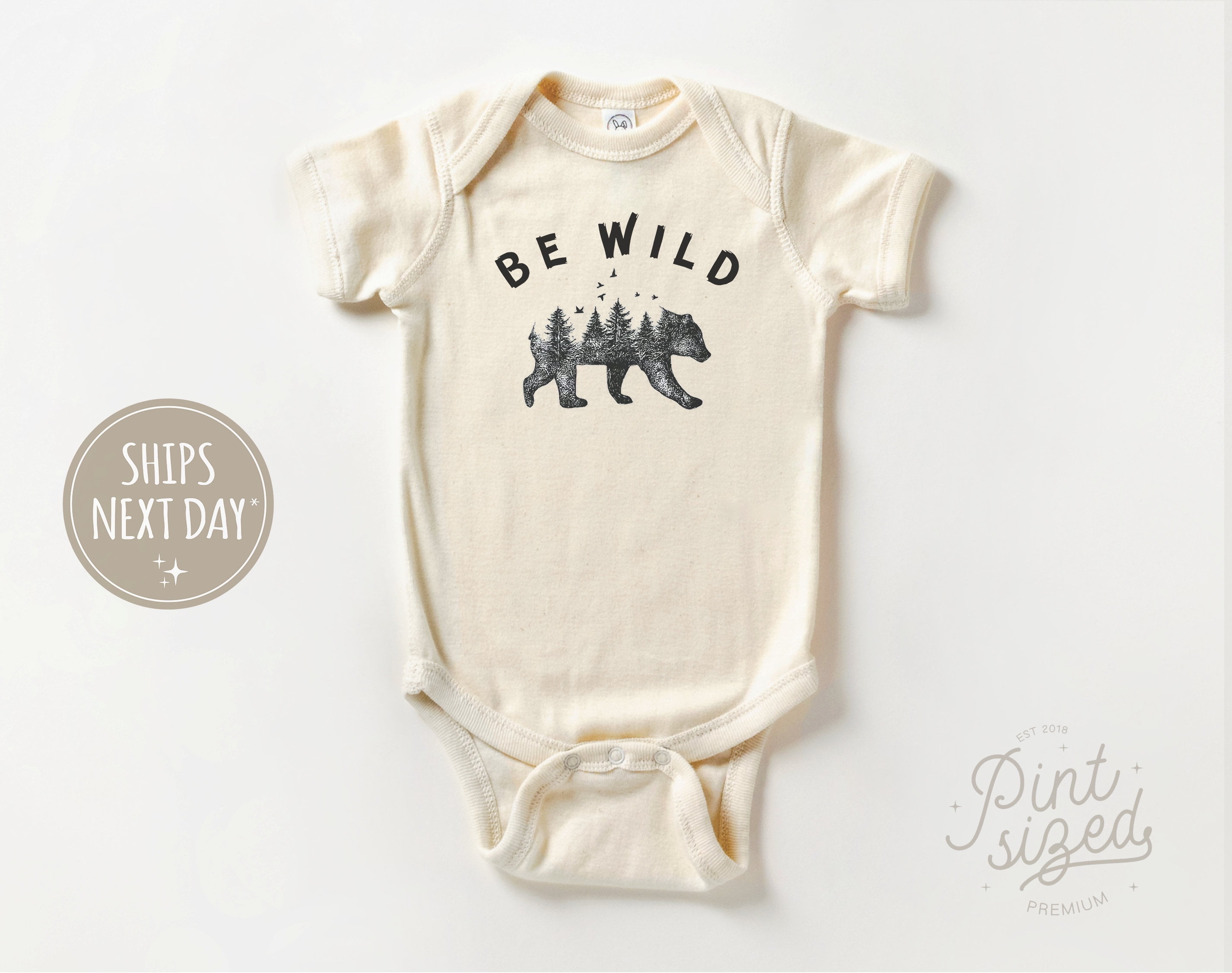 Bella Canvas with Be Wild, Adventure Bear, Cute Cute Baby Boy or Girl ...