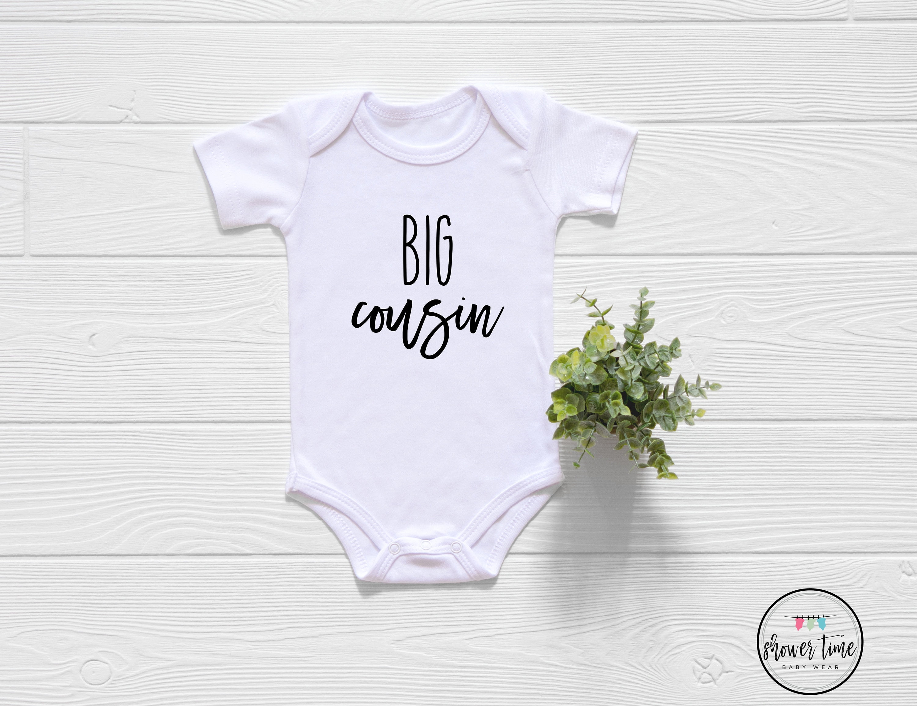 Bella Canvas with Big Cousin - Cute Big Cousin - Cute Cousin Baby Gift ...