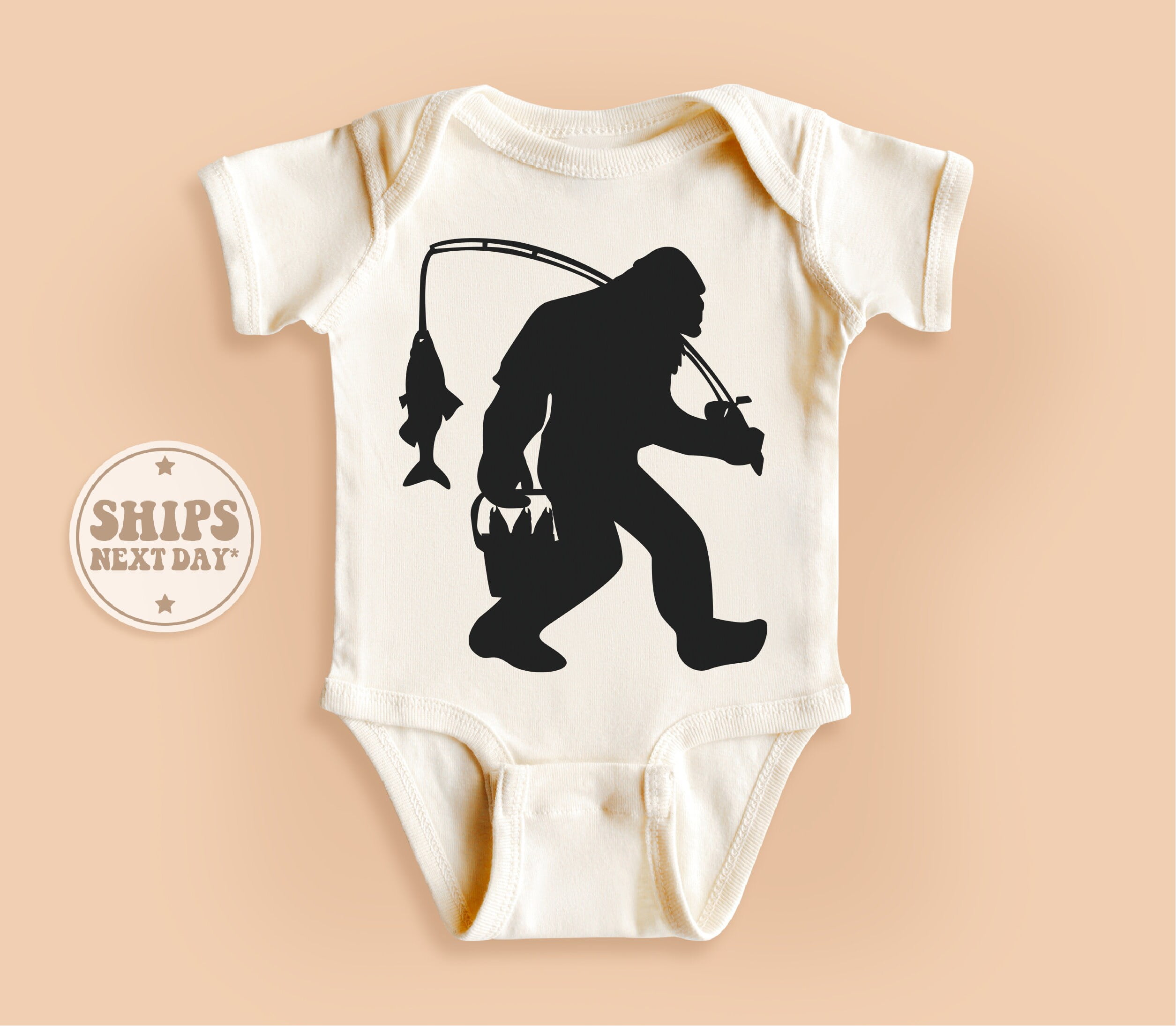 Bella Canvas with Big Foot, Fisher Big Foot, Sasquatch, Retro Natural ...
