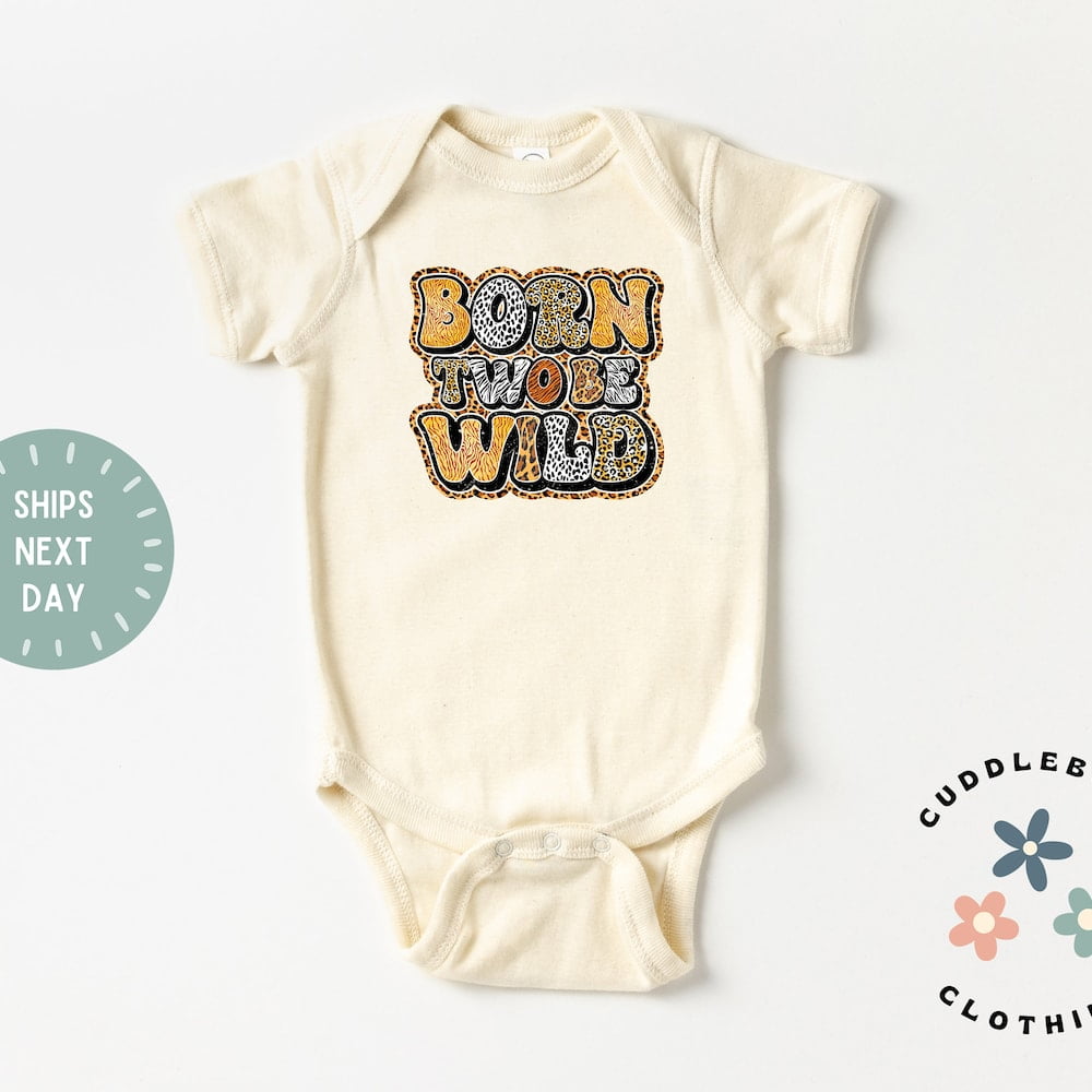 Bella Canvas with Born To Be Wild s - African Safari Animal Cheetah - - Baby Boy Girl - Gift For ...