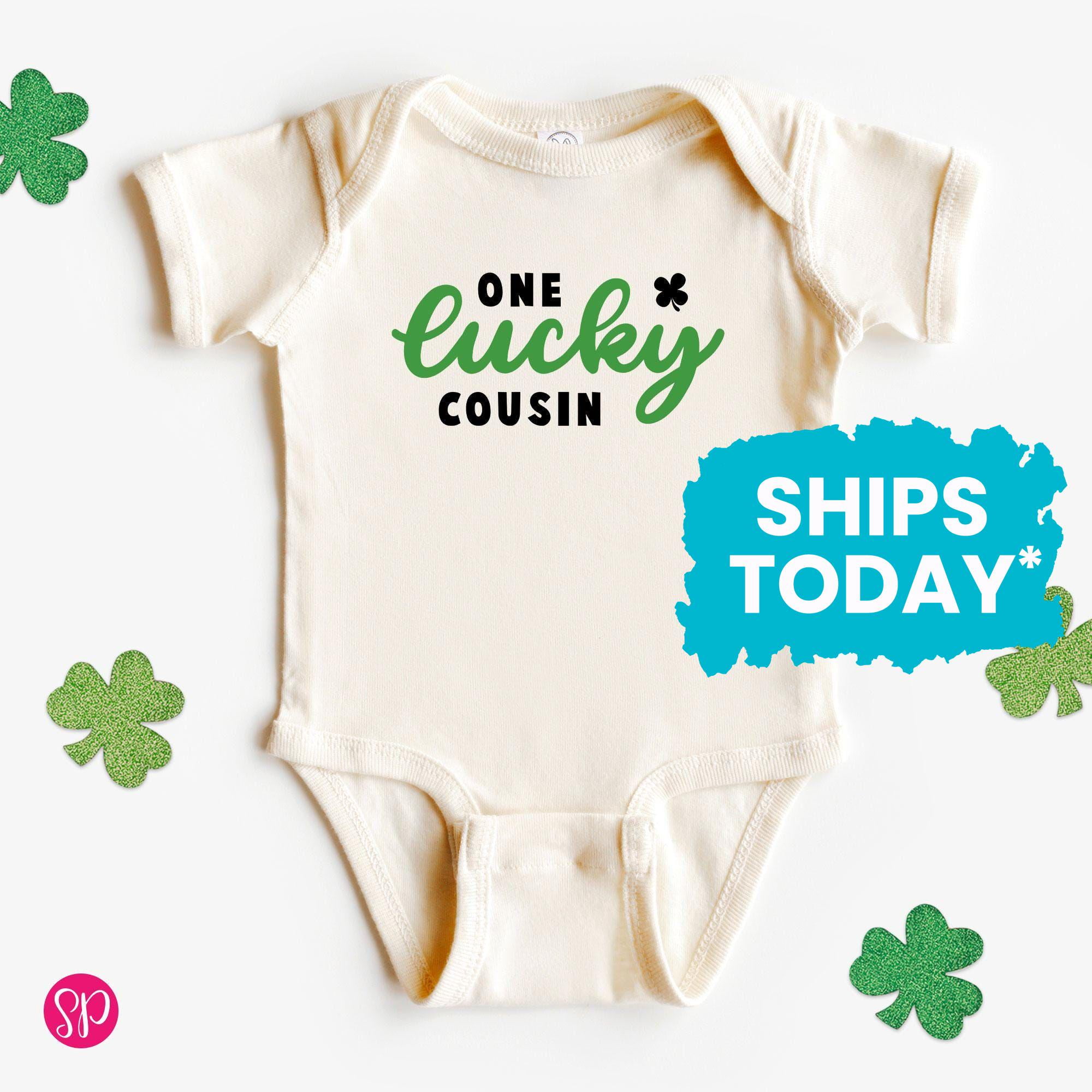 Bella Canvas with Cousin Reveal Shirt, One Lucky Cousins, Kids St ...
