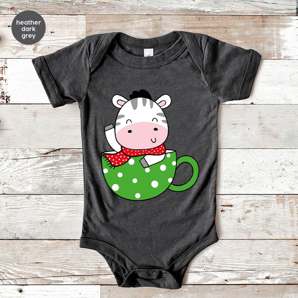 Bella Canvas with Cute Calf, Baby Cow, Baby Girl Cute Baby Boy or Girl ...