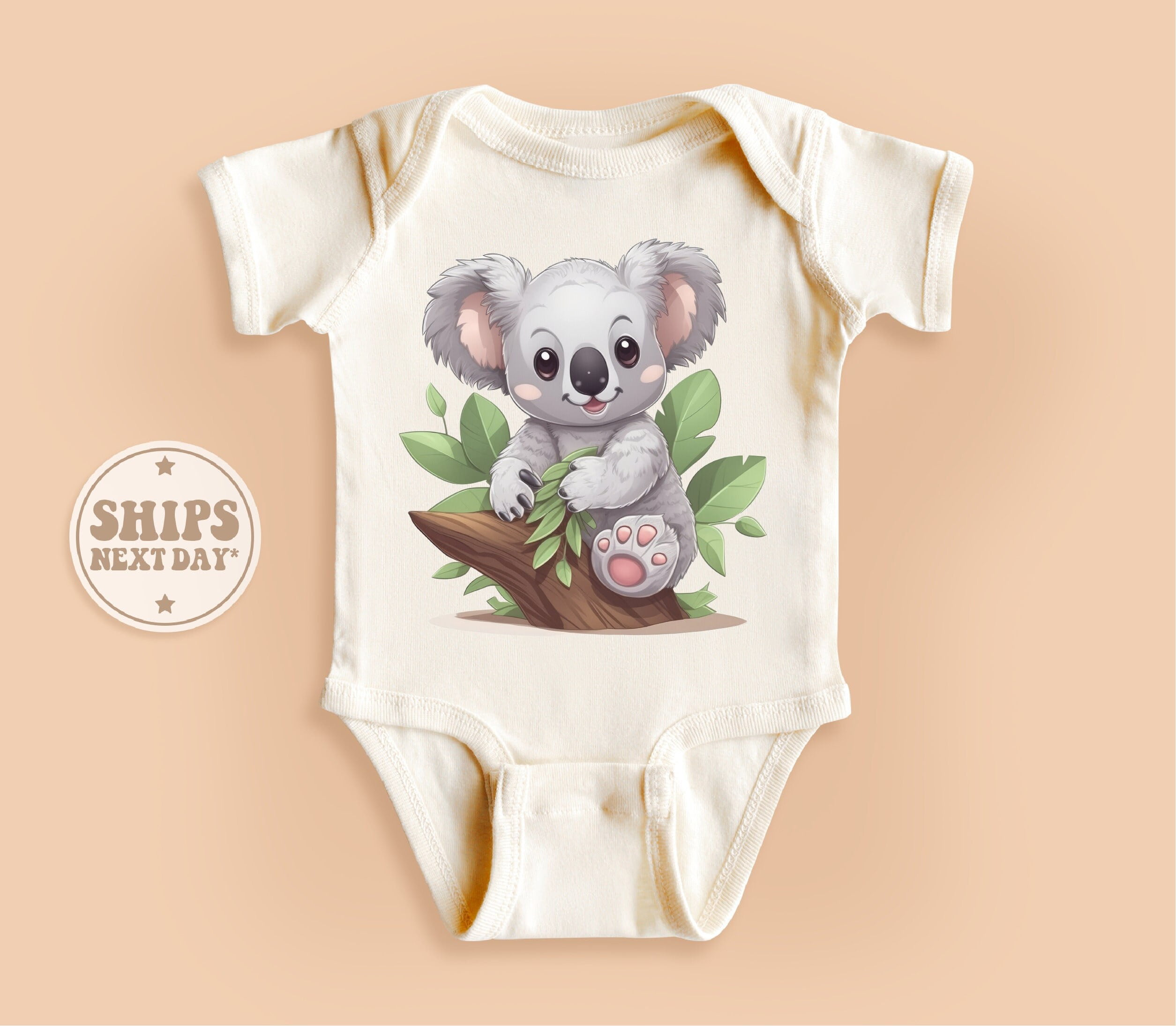 Bella Canvas with Cute Koalas, Little Koala, Animals Baby Gift, Safari ...