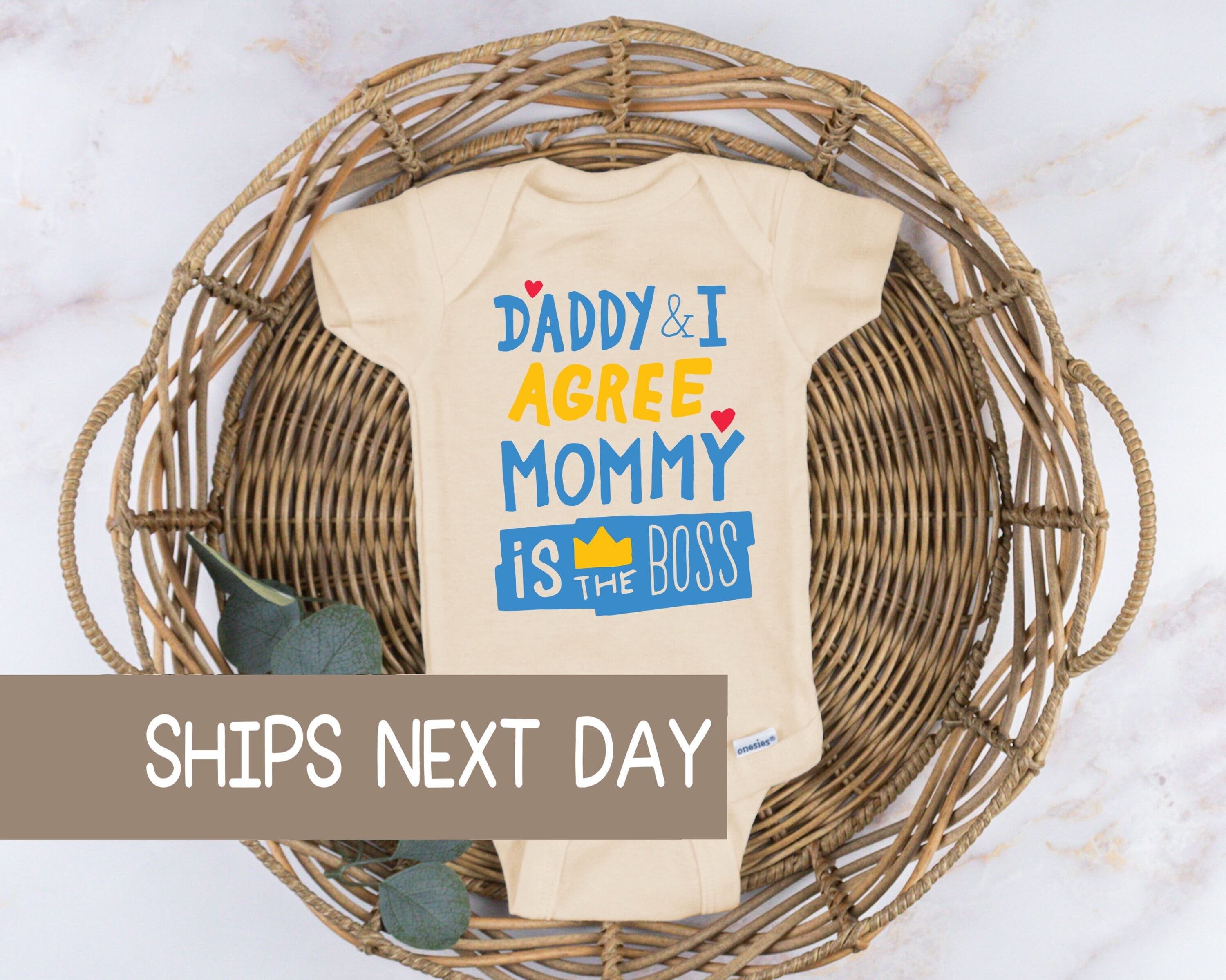 Bella Canvas with Daddy & I Agree Mommy Is The Boss, Mommy, Boss Mommy ...