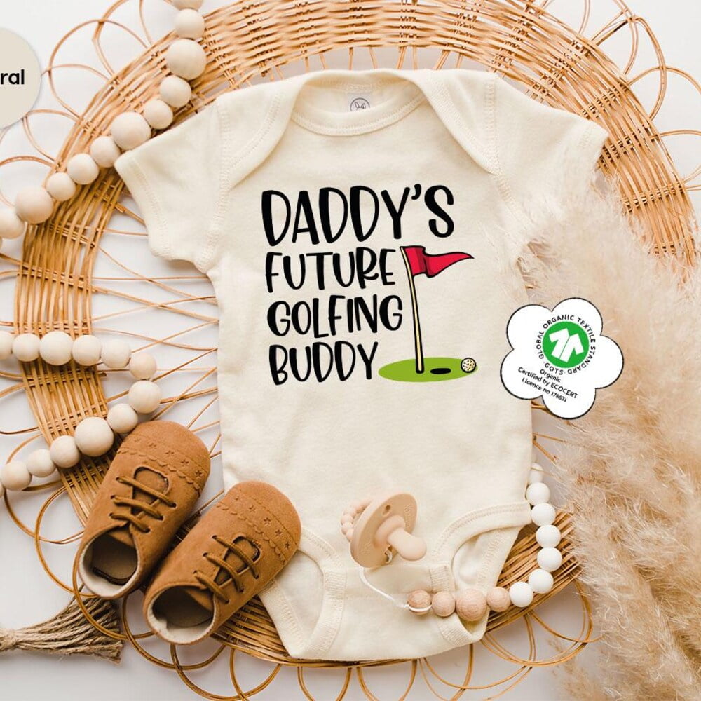 Bella Canvas with Daddy'S Future Golfing Buddy, Baby Shower Gift, Baby ...