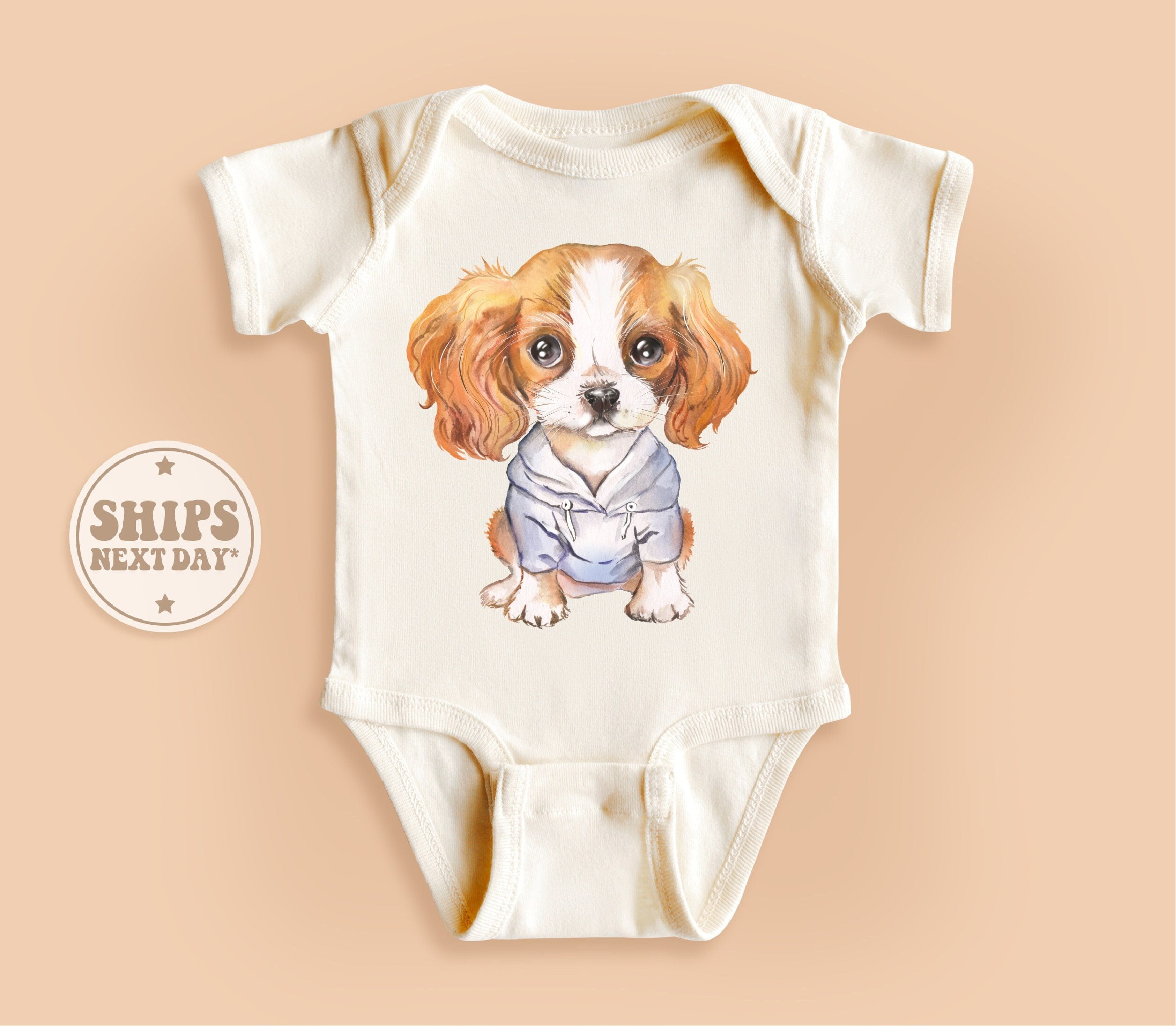 Bella Canvas with Dog, Cavalier King Charles Spaniel, Animal Gift, Dog ...