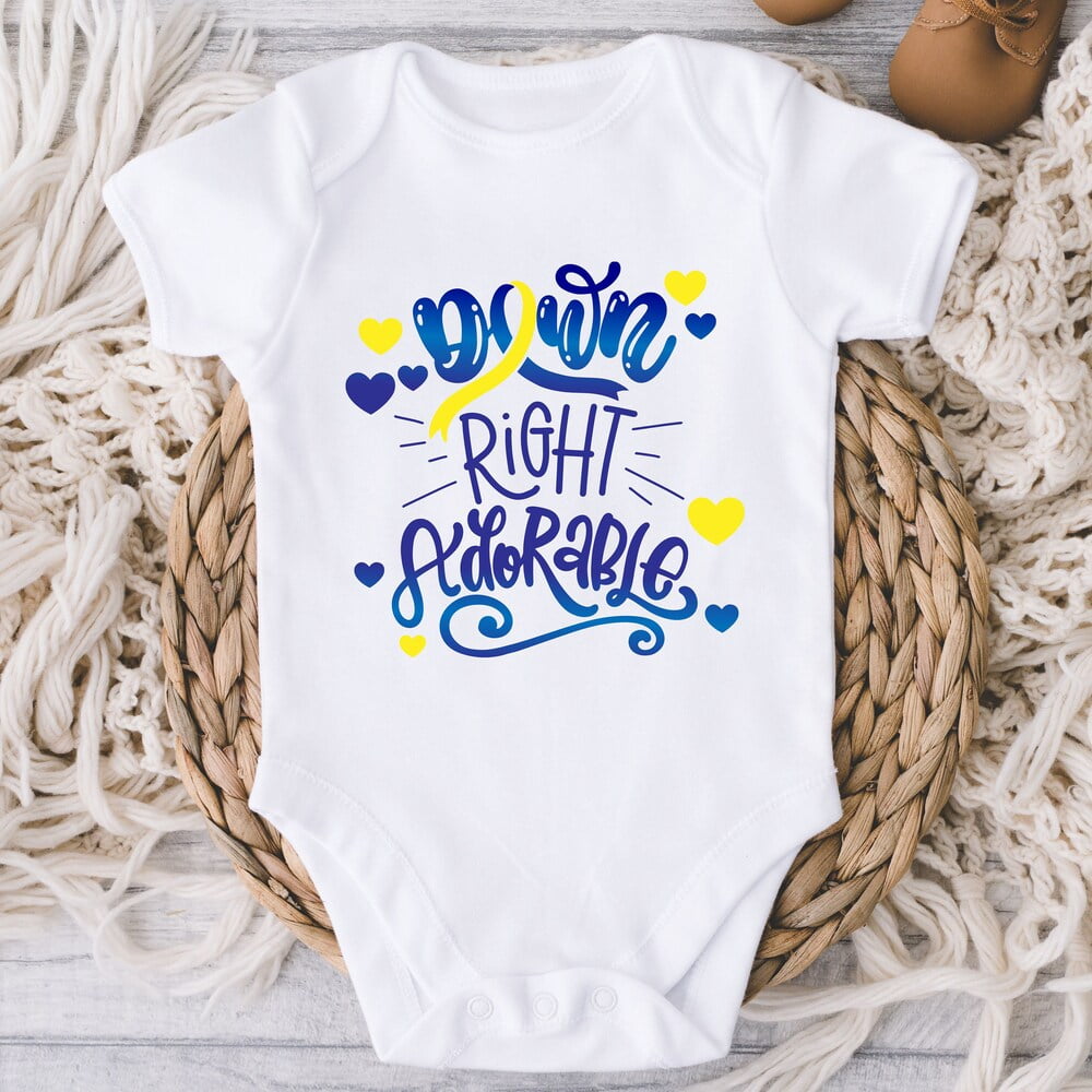 Bella Canvas with Down Syndrome, Down Right Adorable Boy Girl, Down Syndrome ,Down Syndrome Baby ...