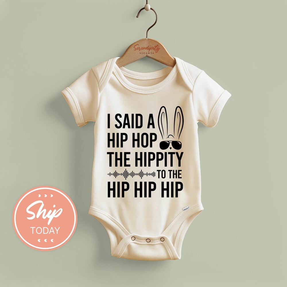 Bella Canvas with Easter s Funny Hip Hop Bunny Outfit, Cute Easter For ...