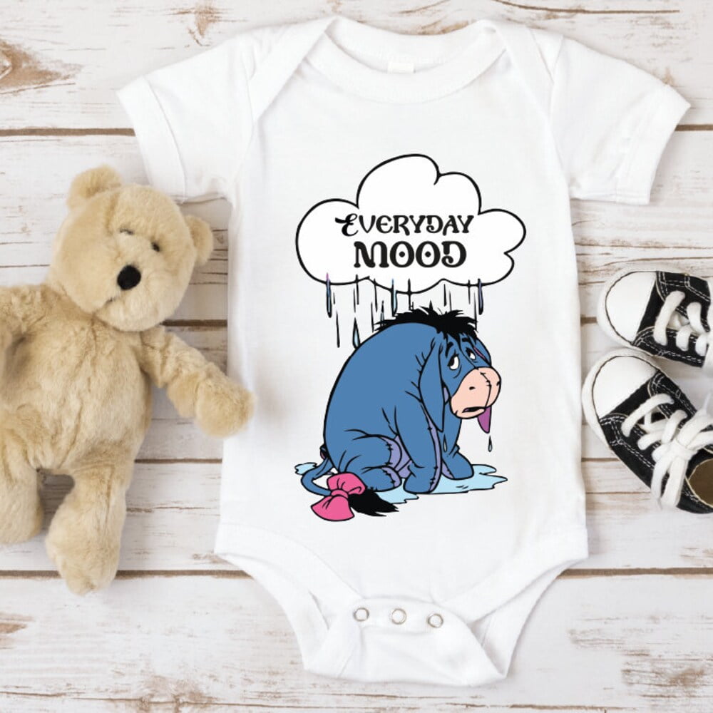 Bella Canvas with Eeyore Baby Shower Gift, Eeyore Baby Tee, Baby ...