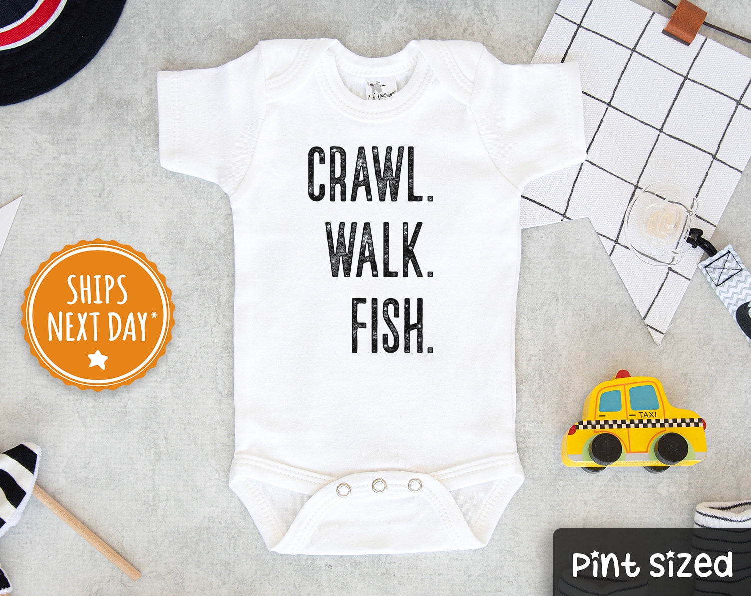 Bella Canvas with Fishing, Crawl- Walk- Fish, Cute Little Fishing Buddy ...
