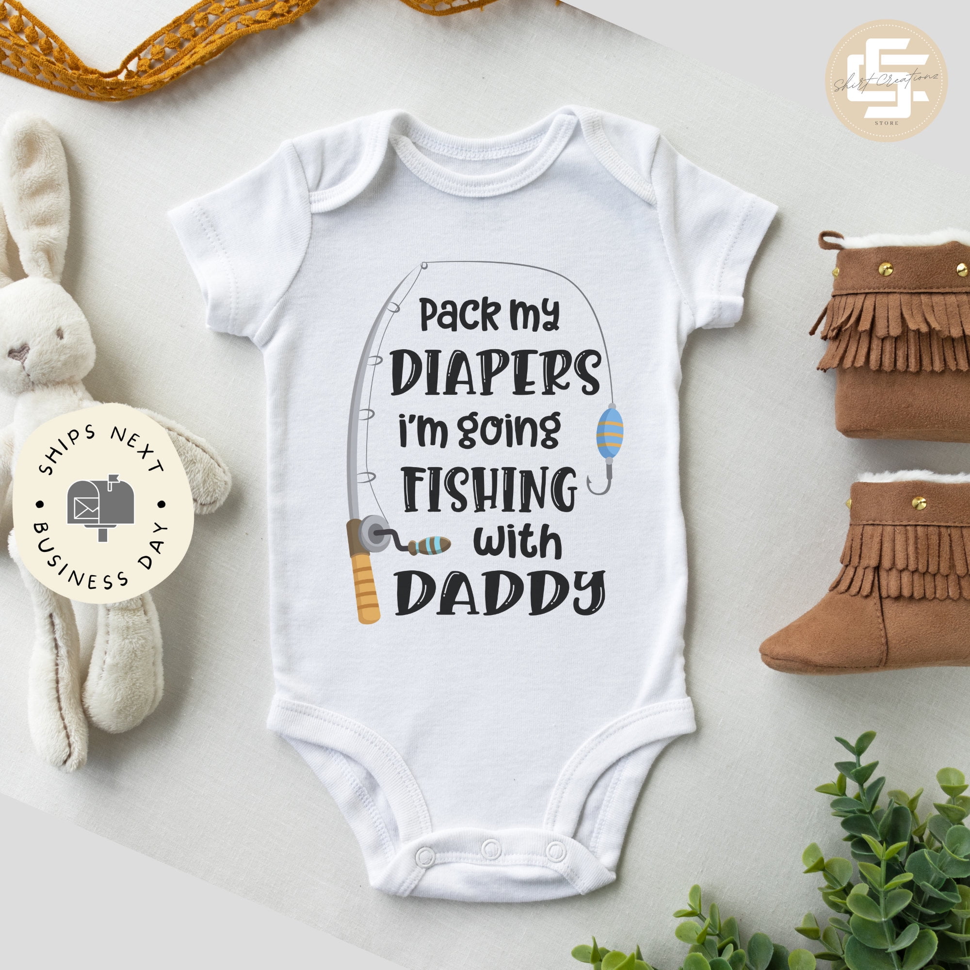 Bella Canvas with Fishing, Pack My Diapers, Going Fishing, Fishing ...