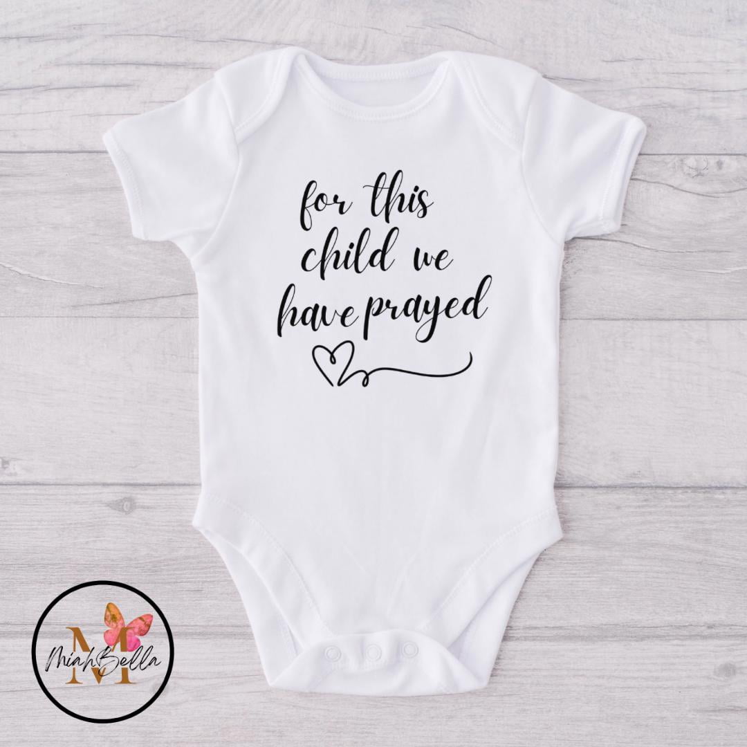 Bella Canvas with For This Child We Have Prayed Ivf Gender Baby ...