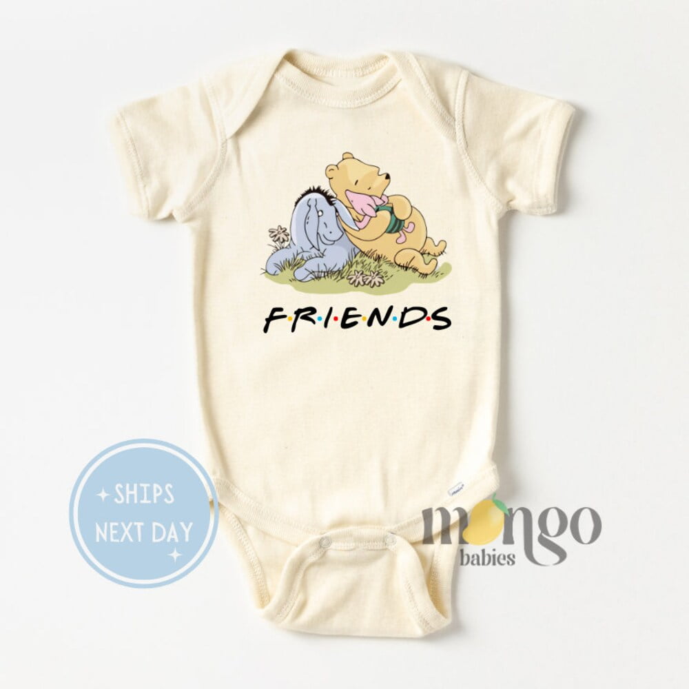 Bella Canvas with Friends s Pooh Bear Baby Announcement For Newborn ...