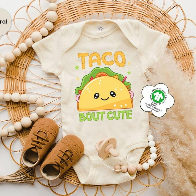 Bella Canvas with Funny Taco, Taco, Baby Shower Gift, Gender Neutral, Gift For Kids, Taco Tee ...