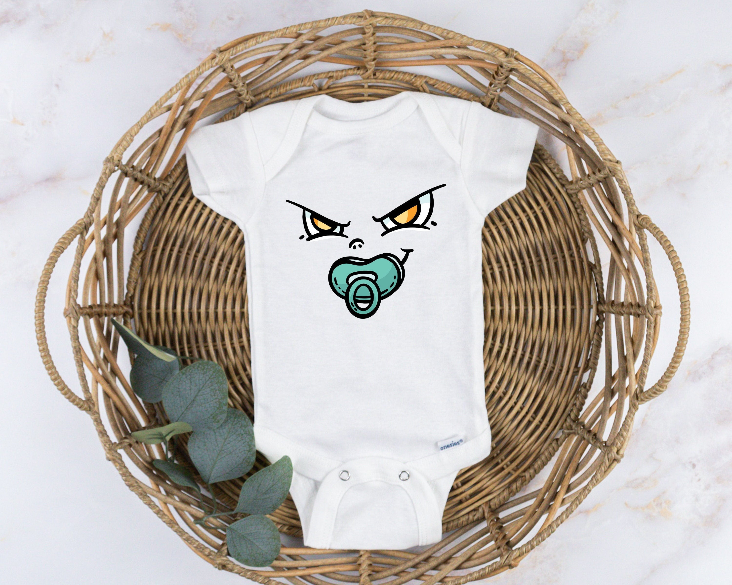 Bella Canvas with Funny With Angry Face And Pacifier | Unique | Cute ...