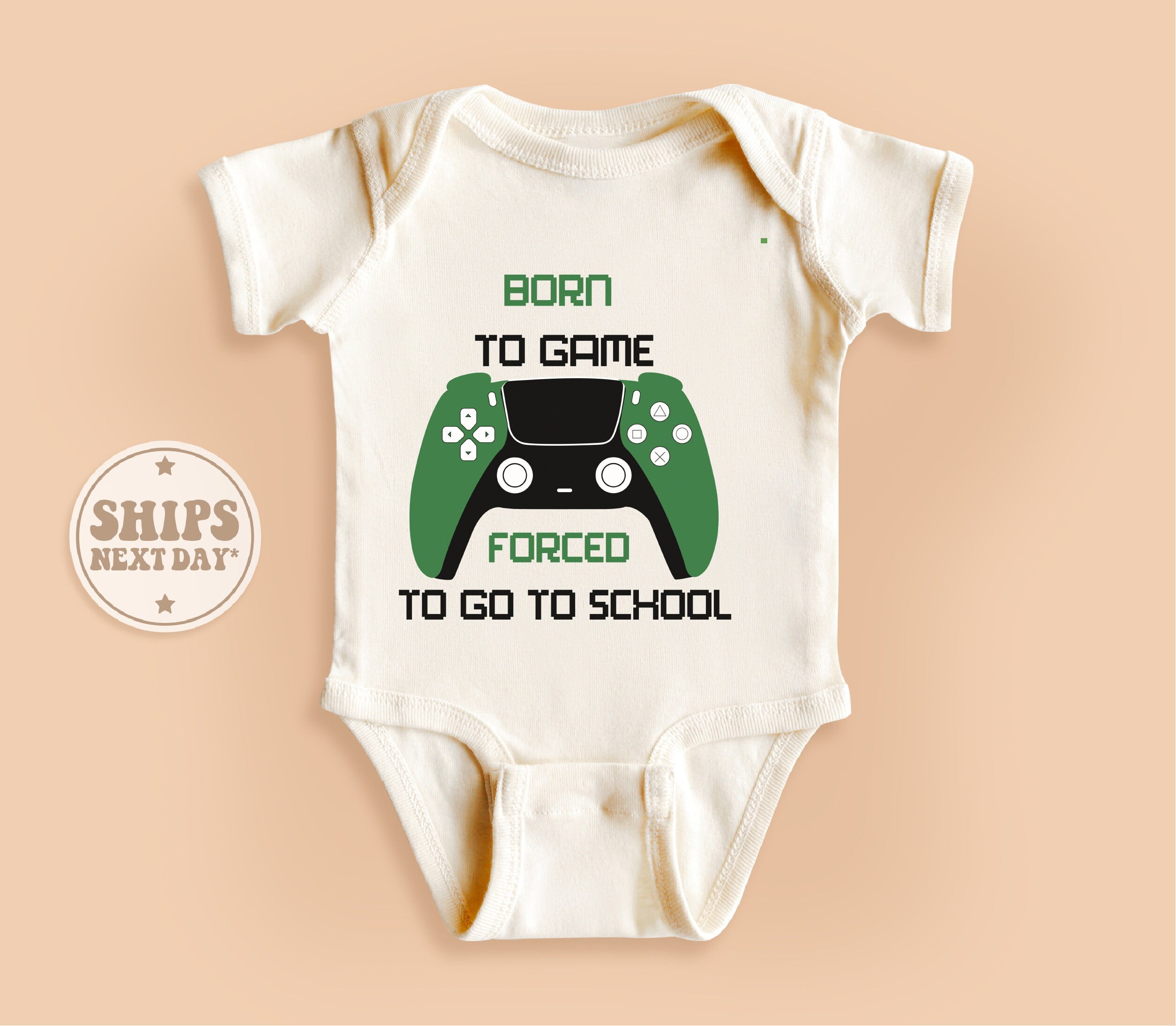 Bella Canvas with Game Console, Born To Game Forced To Go To School ...