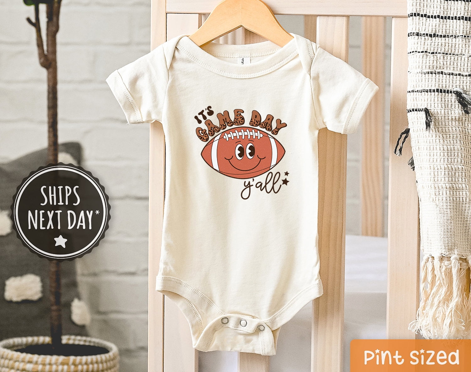 Bella Canvas with Game-Day Football, Cute Fall, Girls Football Cute ...