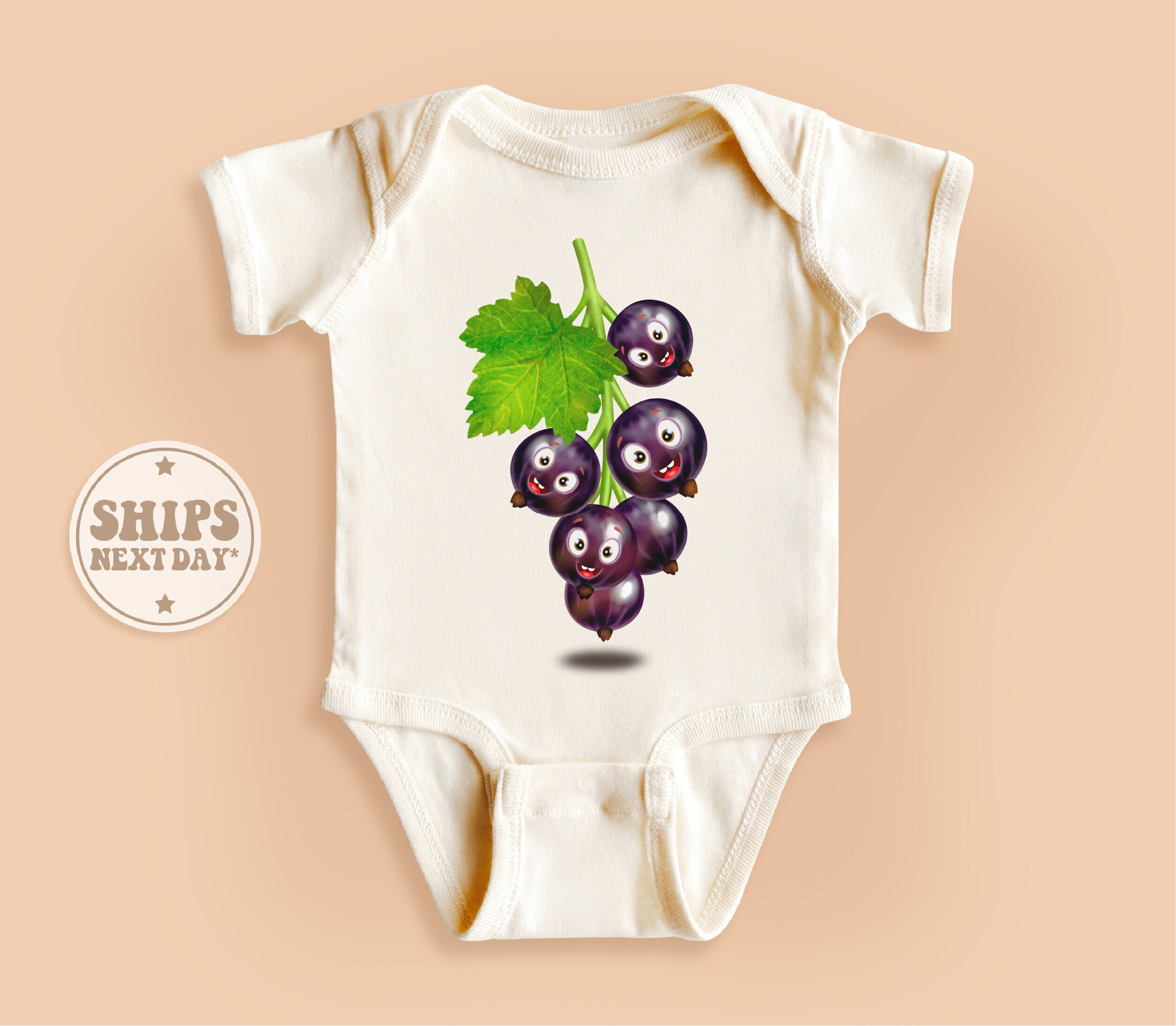 Bella Canvas with Grape, Cute Fruit, Vineyard, Sweet Grape Natural Baby ...