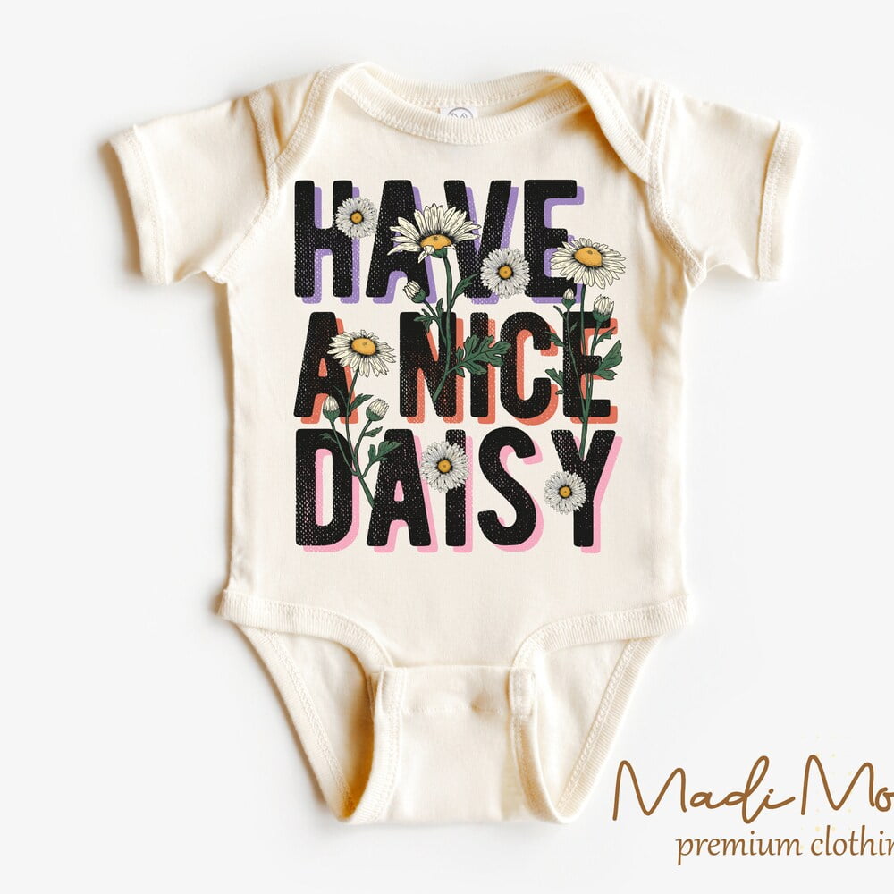 Bella Canvas with Have A Nice Day Daisies, Boho Hippie Flower Retro ...