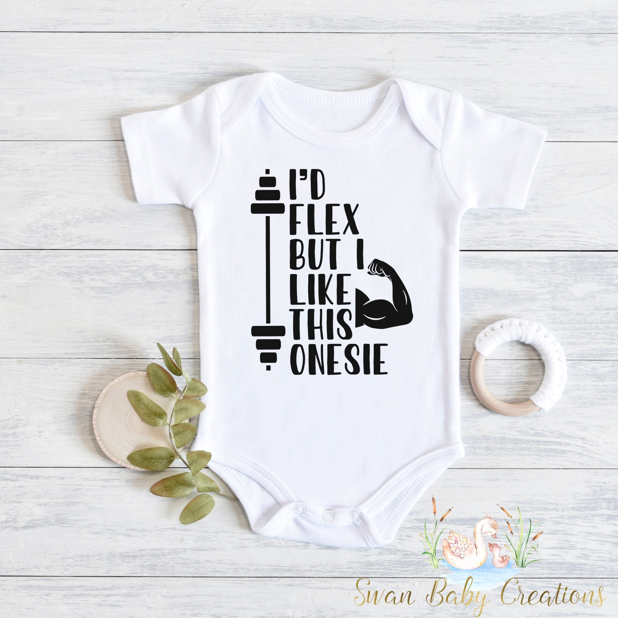 Bella Canvas with I'D Flex But I Like This, Funny Baby Gift Funny ...