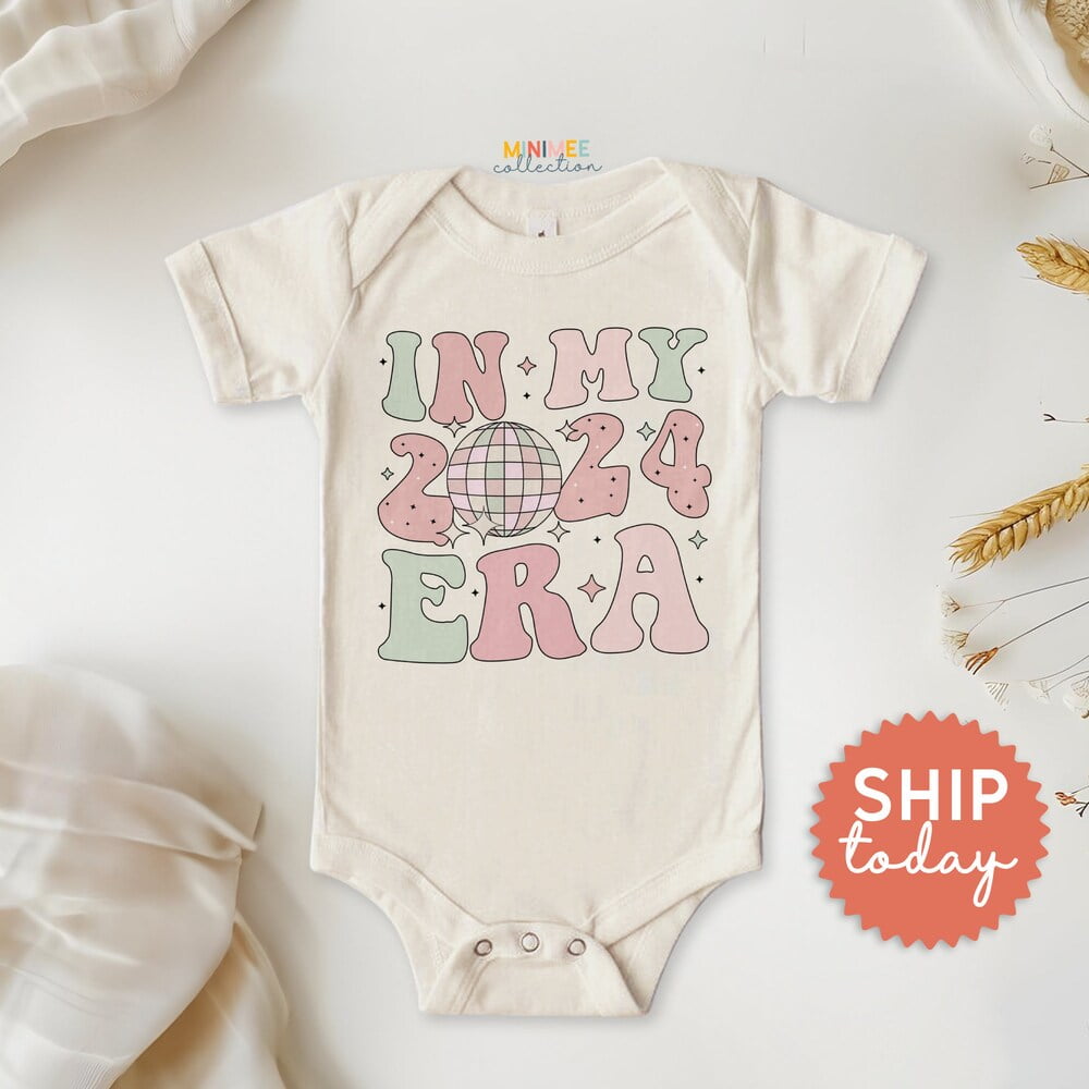 Bella Canvas with In My 2024 Eras, Cute New Year, Gift For Newborn ...