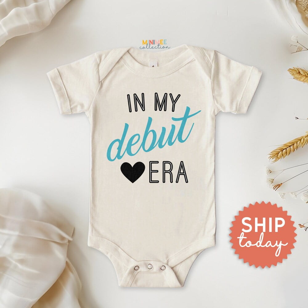 Bella Canvas with In My Debut Era, New Born, Concert Baby Clothes, Cute ...