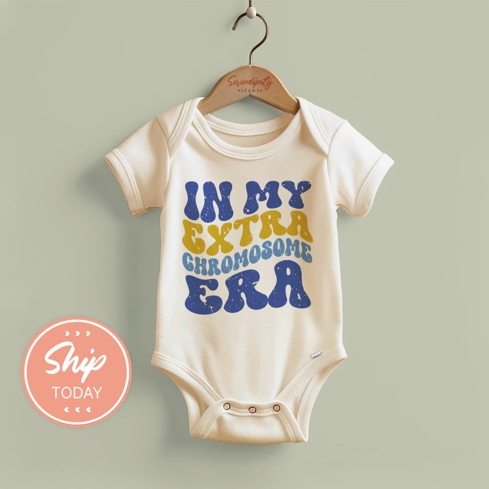 Bella Canvas with In My Extra Era, Awareness Baby Outfit, Extra, Cute ...