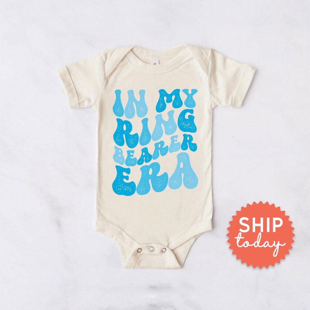 Bella Canvas with In My Ring Bearer Era, Wedding Party, Cute Ring Kid ...