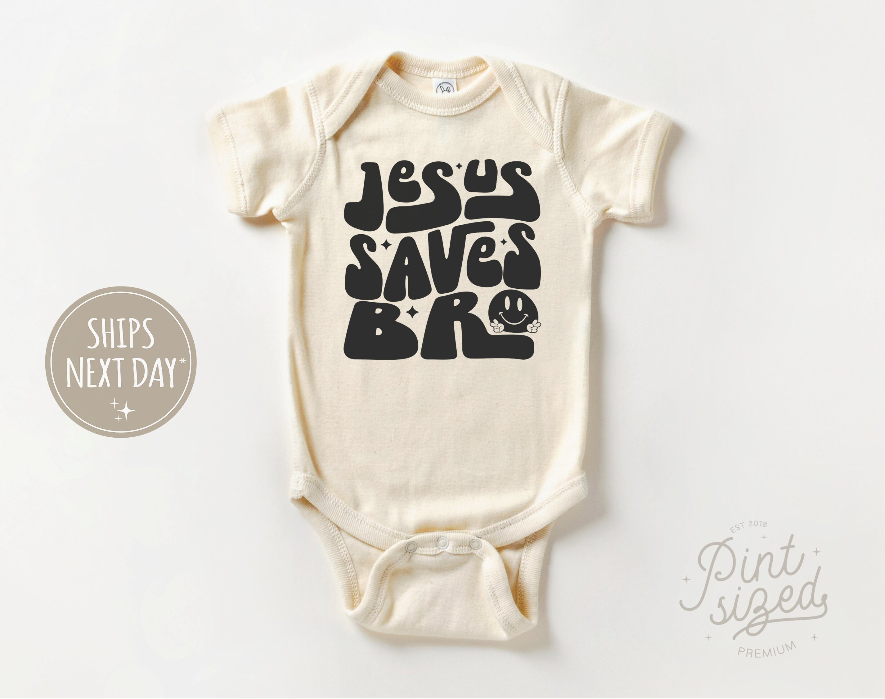 Bella Canvas with Jesus Saves Bro, Funny Religious, Christian Cute Baby ...