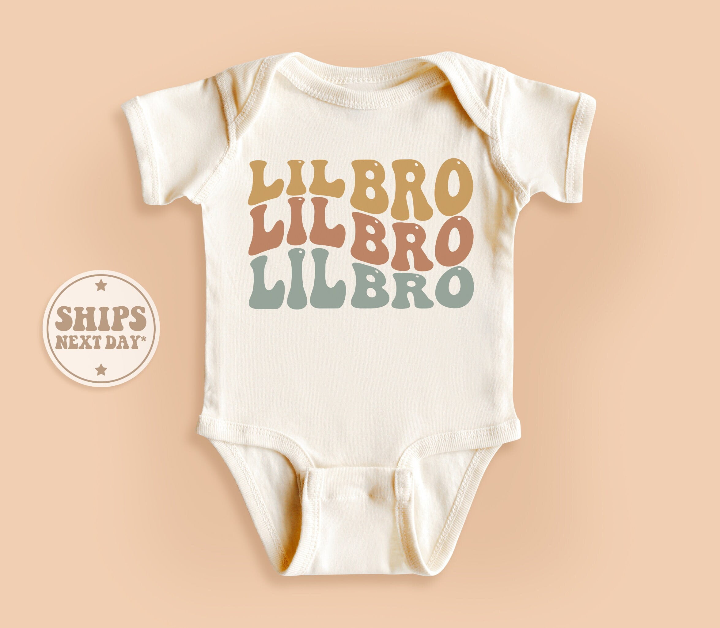 Bella Canvas with Lil Bro, Retro Lil Bro, Wavy Letters Brother ...