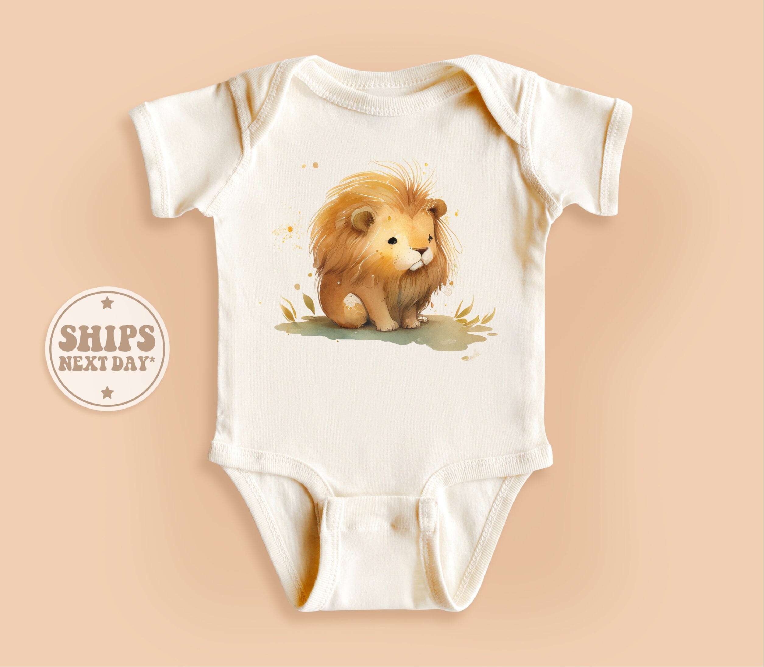 Bella Canvas with Lion, Baby Boy, Boho Lion Boy Shirt, Safari Cute and Cool, Baby Boy or Girl ...