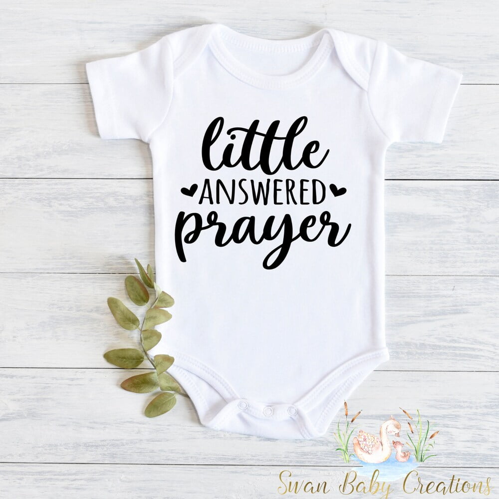Bella Canvas with Little Answered Prayer, Cute, Faith Gift, Sentimental ...
