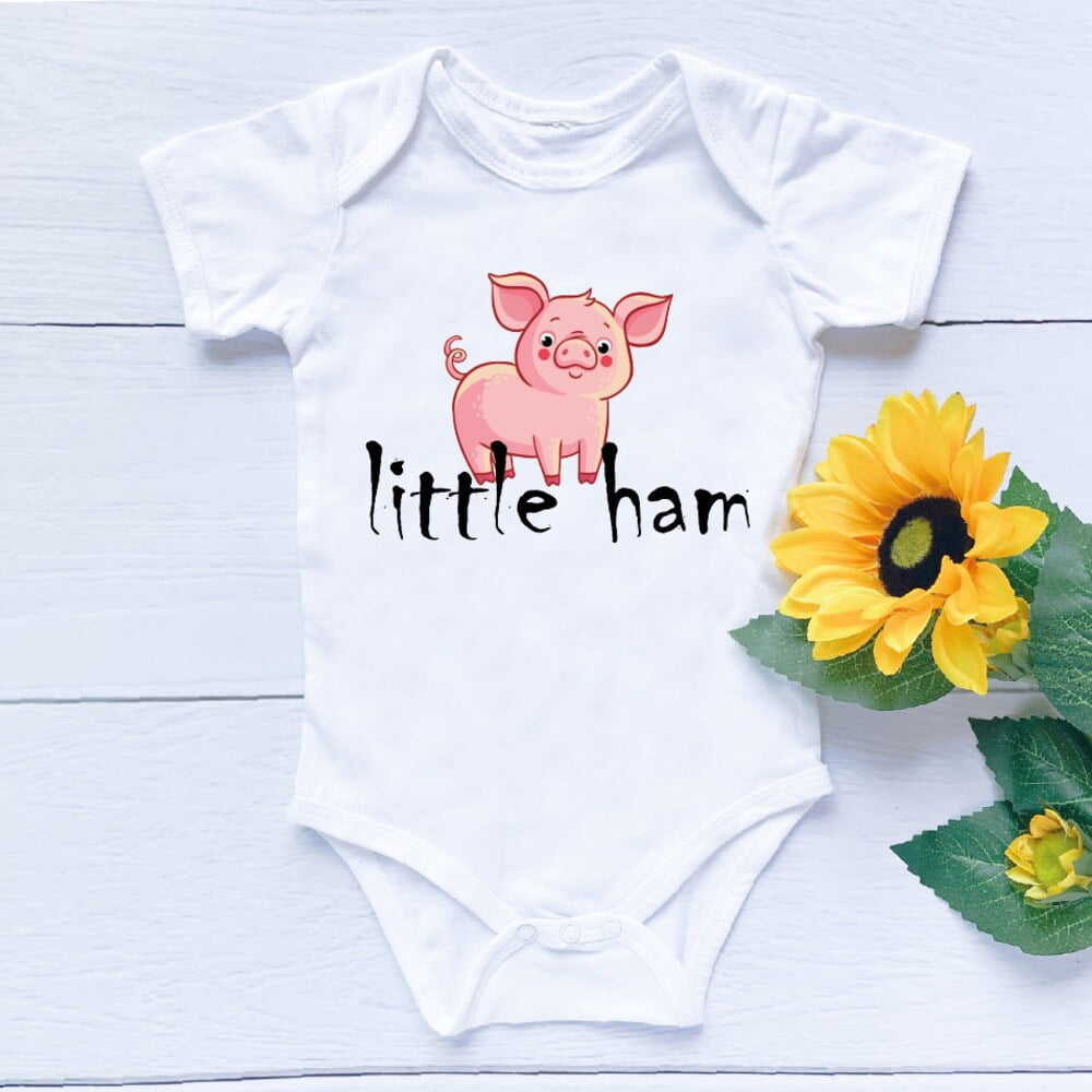 Bella Canvas with Little Ham, Cute Little Pig, Farm, Cute Farm Girl ...