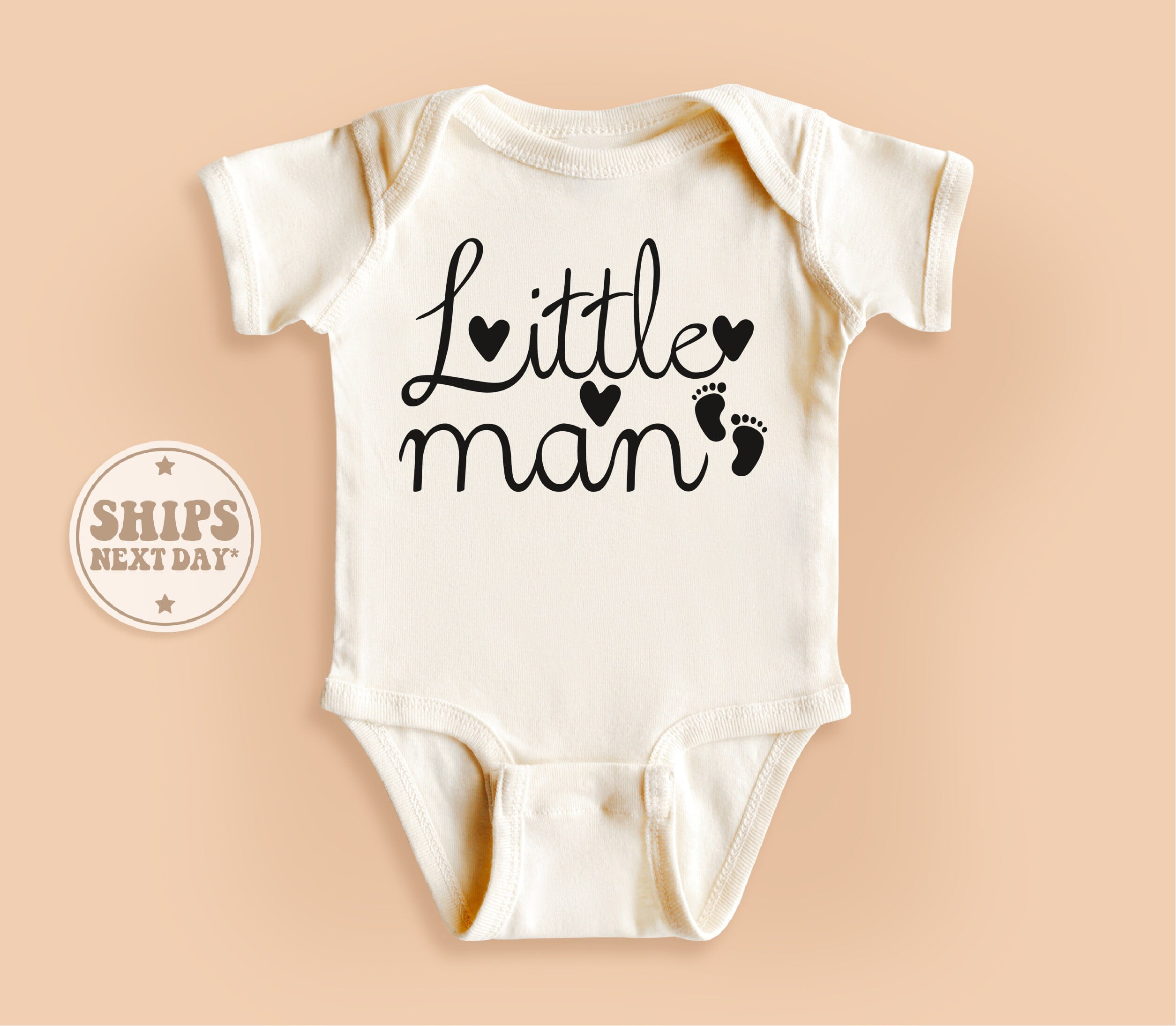 Bella Canvas with Little Man, Cute Baby Boy, Retro Little Boy Natural ...