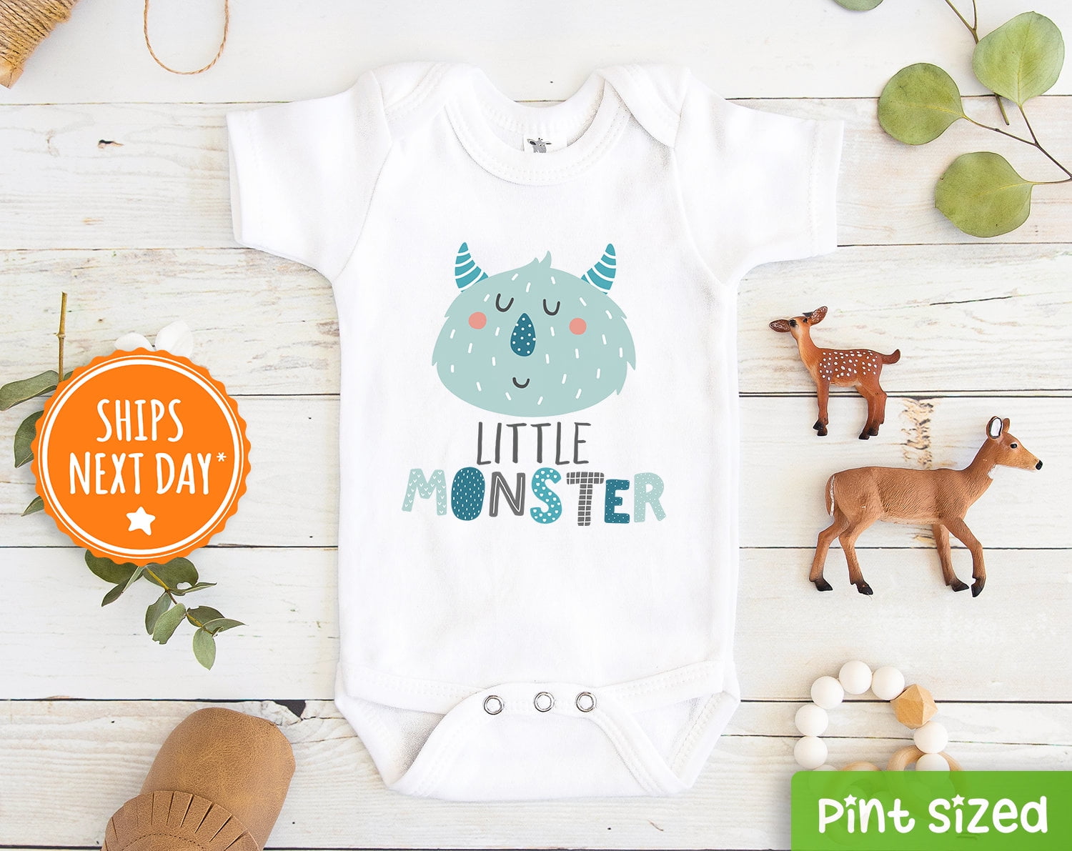 Bella Canvas with Little Monster, Cute Boho, Baby Boy Cute Baby Boy or ...