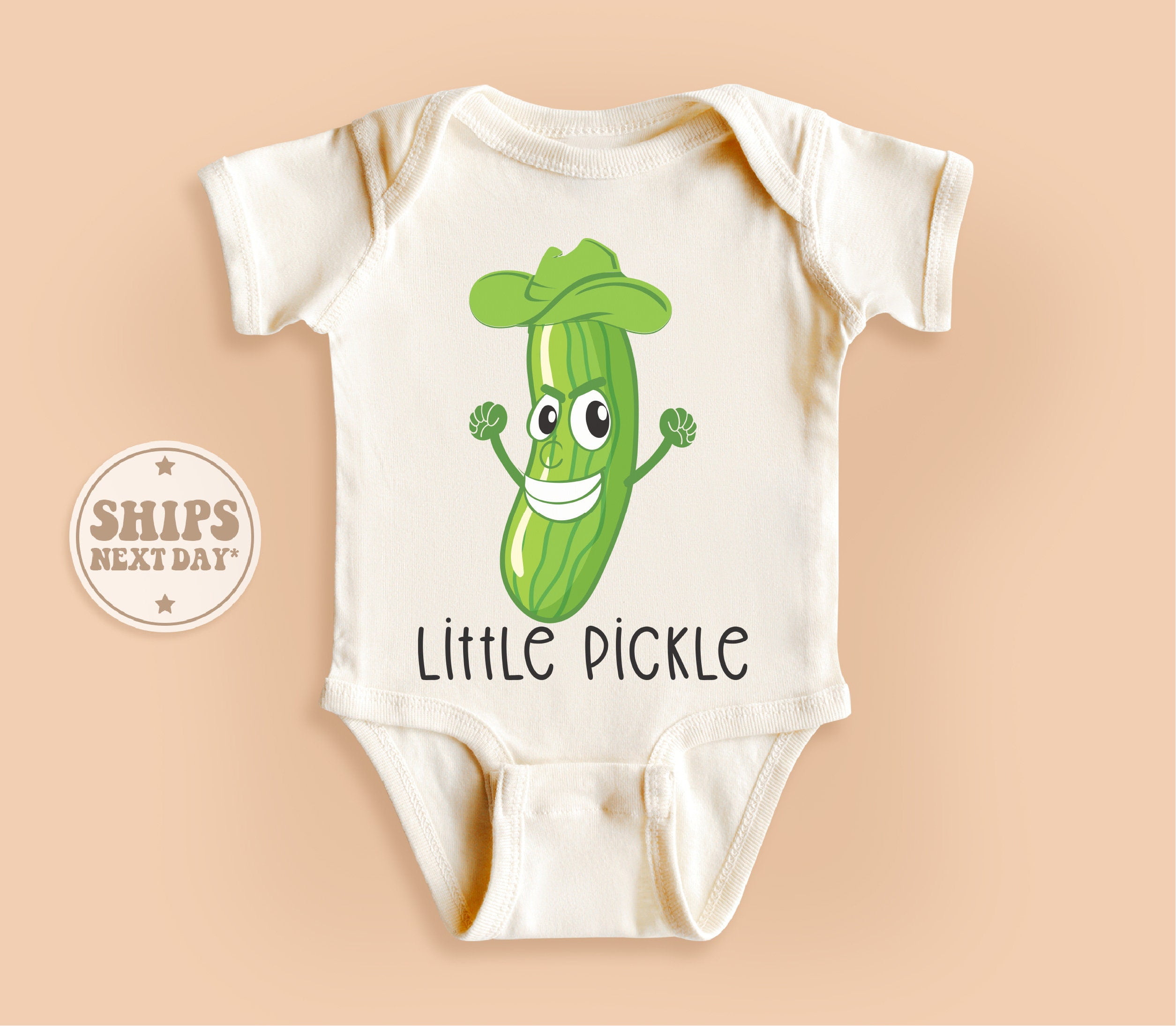 Bella Canvas with Little Pickle, Funny Vegetables, Kid Gifts Cute and ...
