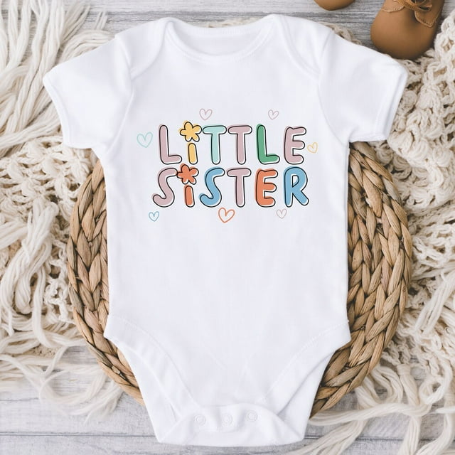 Bella Canvas with Little Sister, Little Sis, Matching Sisters Sibling ...