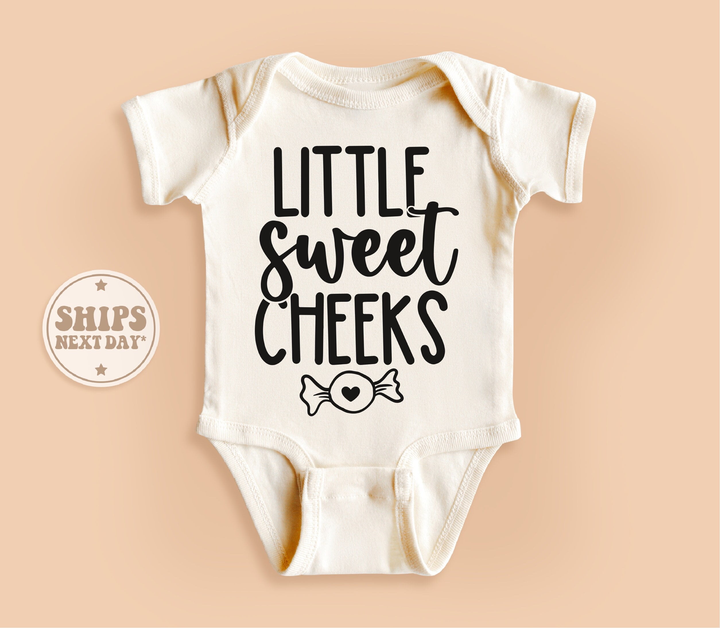 Bella Canvas with Little Sweet Cheeks, Candy, Cute and Cool, Baby Boy ...